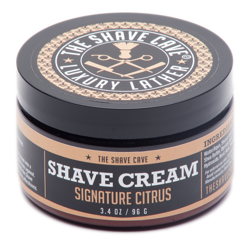 Luxury Lather - Shave Cream - Signature Citrus - 3.4oz – Shave Cave